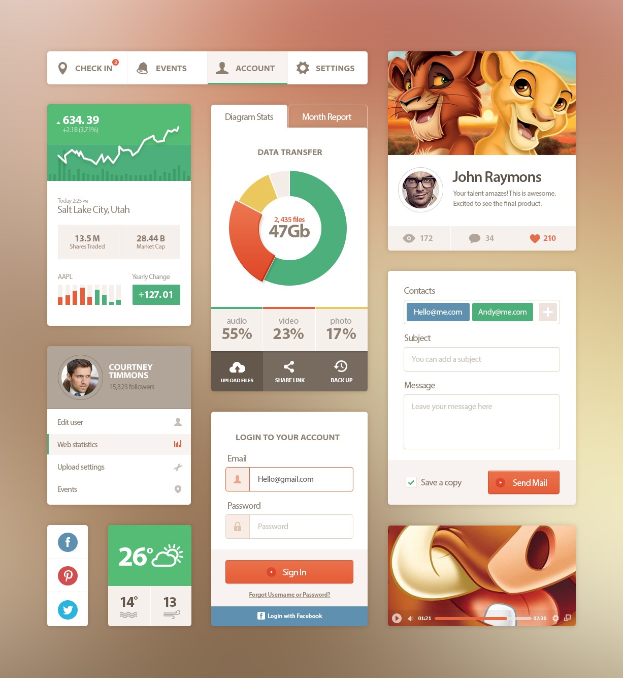 33+ Examples of Flat UI Design for Inspiration - Creatives Wall 33+ Examples of Flat UI Design for Inspiration - Creatives Wall