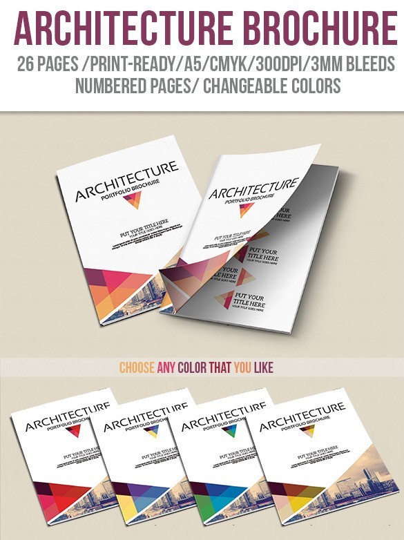 Architect Brochure Designs For Your Inspiration - Creatives Wall