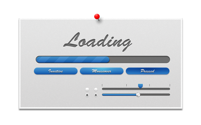 30 Free Amazing PSD Loading and Progress Bar Designs - Creatives Wall